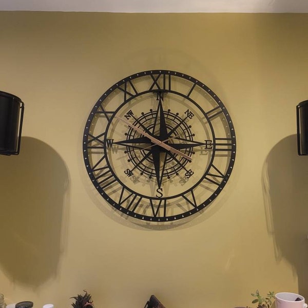 Michael Jordan Jumpman Metal Wall Clock,nba Legend Sign Clock,modern ...