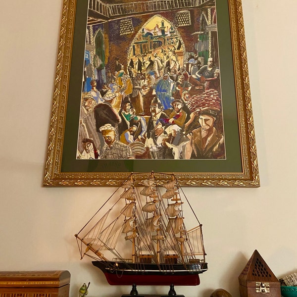 16x20 in Oil Painting, Iraq, Iraqi Art, Ethnic Art, Arab Oil Painting ...