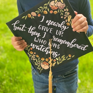 Embroidered Graduation Cap Topper Lemon Graduation Cap - Etsy