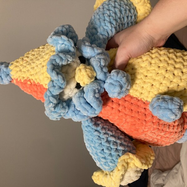 Clown Amigurumi Handmade Plush Handcrafted Clowncore/kidcore Plushy ...