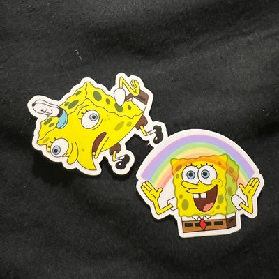 Spongebob Pretty Patties Vinyl Sticker Nickelodeon Spongebob - Etsy