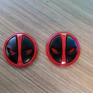 Deadpool Metal Emblem Badge Sticker Decal 5 Pack - Etsy