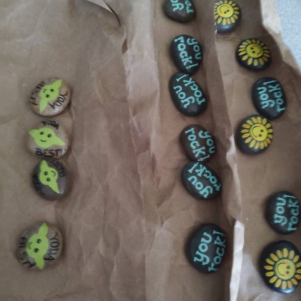 Pocket Hugs - Painted Keepsake Rocks - Coworker, Classroom, Friend ...