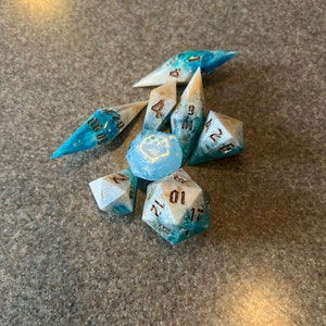 The Forbidden Fey Dice Set / Sharp Edge Dice / Dice for Dungeons and ...