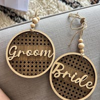 Boho Wedding Signage // Rattan Wooden Table Numbers // Bohemian Wedding ...