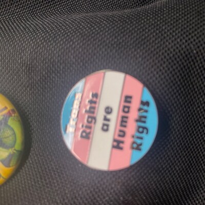 Trans Rights Are Human Rights Enamel Pin - Etsy