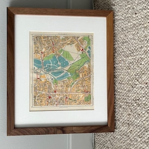 Solid Walnut Canvas Float Frame - Etsy UK