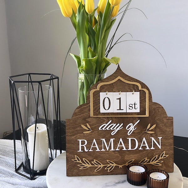 Ramadan Wood Calendar - Etsy
