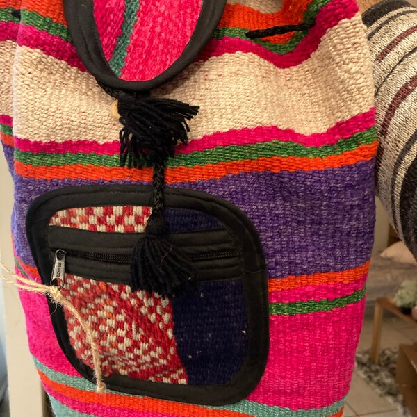 Various Patterns and Colors Peruvian Handmade Tote Bag Purse - Etsy