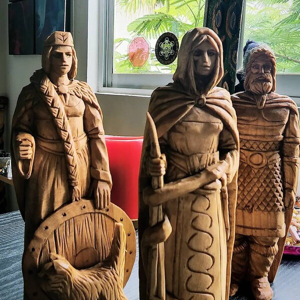 Hel, the Statue of Hel, Nordic Goddess, Scandinavian God, Asatru - Etsy