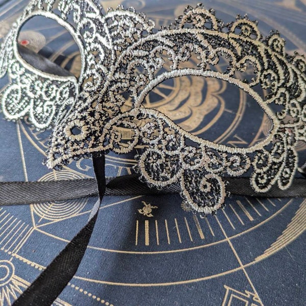 Lace Masquerade Mask, Black and MAROON Masquerade Custom Mask, Raven ...