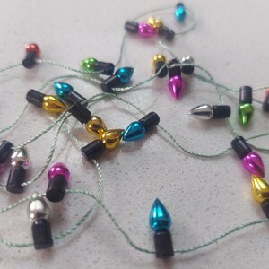 Christmas Lights 1mtr String of Miniature Christmas Tree Fairy Lights ...