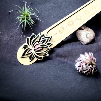 Lotus Mandala and Chakras Incense Holder Project SVG, AI, CDR, Laser ...