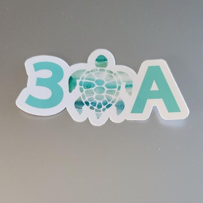 30A Florida Vinyl Sticker, Vibrant Emerald Coast Sunshine State Decal ...