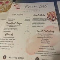 Sweet Treats PRICE LIST Template Editable Super Easyheart - Etsy Canada