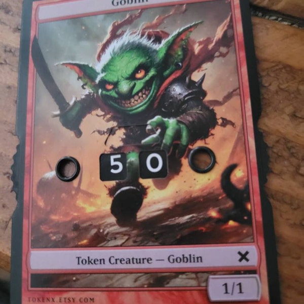 5/5 Dragon Token With Number Display – Magic the Gathering - Etsy