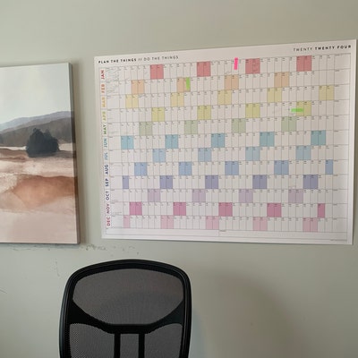 PRINTABLE Perpetual / Forever Wall Calendar Digital PDF Instant ...