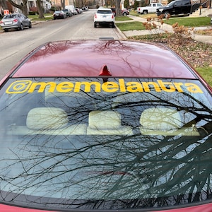 Financial Mistake Window Decal Windshield Banner Car Sticker Custom Car ...