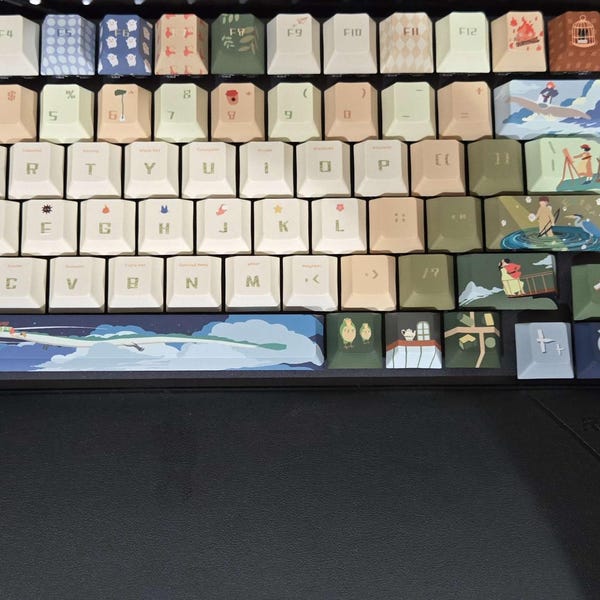 Botanical Keycap Set 140 Piece - PBT Keycap Set, MA Profile Keycaps ...