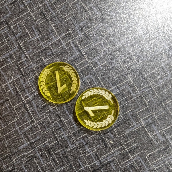 Coin Tokens, Currency Tokens, Gold Tokens, Money Tokens, Board Game ...