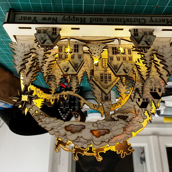 Christmas Arch - Laser Cutting File With Assembly Instruction in Vector ...