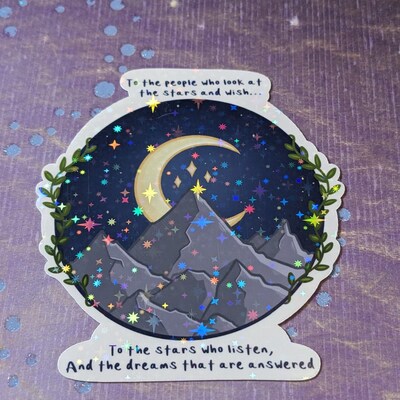 ACOTAR Sticker Sheet A Court of Thorns and Roses, Feyre, Rhysand ...