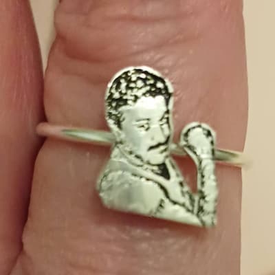 Personalized Photo Projection Ring, Custom Photo Ring, Memorial Picture ...