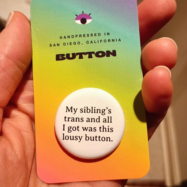 LGBTQ Lowkey Ominous do Ask, Do Tell Pin-back Button Lesbian Gay ...