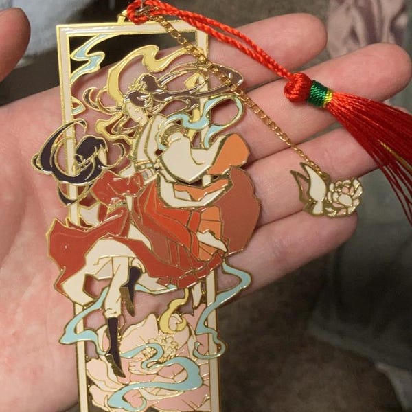 Tarot Card: the Fool LOTM Mr Fool Enamel Bookmark / Charm 11x4cm - Etsy