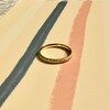 6mm Flat Gold Band ICE MATTE FINISH / Comfort Fit / 10k 14k 18k Wedding ...