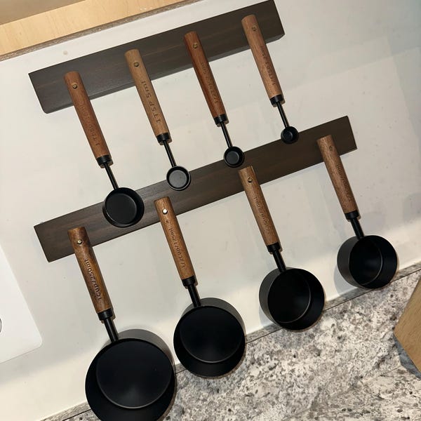 Measuring Cup and Spoon Holder Set, Organizer, Hanger, Kitchen Storage ...