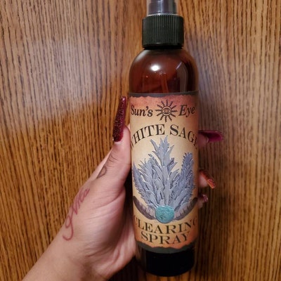 White Sage Clearing Spray Sage Protection Spray Energy Clearing Sage ...