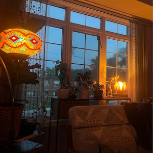 Lace Embroidered Curtain, One Panel Window Decor Curtain for Living ...