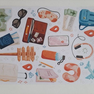 Sticker Sheet Happy Mail Stickers Letter Sticker Set Planner Sticker ...