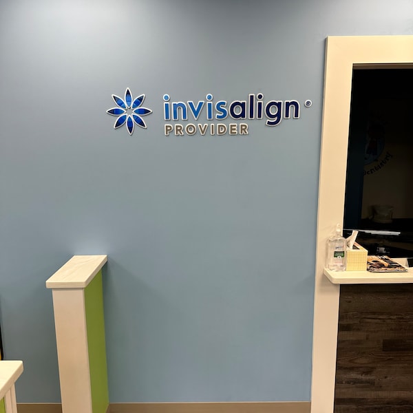 Invisalign Provider Logo Sign, 3D Laser Cut Logo Sign, Personalized ...