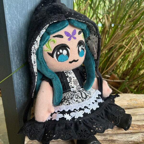 Chibi Human Doll Plush Sewing Pattern .pdf Tutorial With Removable ...