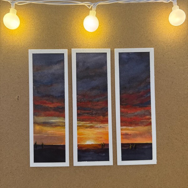 Watercolor Bookmark Set, Printed Nature Bookmark, Blooming California ...