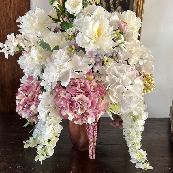 The Red Deer Luxury Real Touch Floral Arrangement, Artificial Flower ...