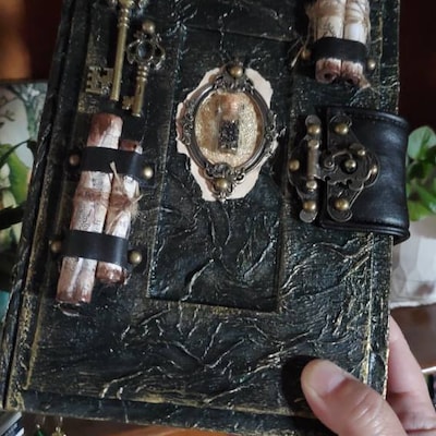 Gothic Diary Grimoire Custom Sketchbookbook of Shadows Spell Book ...
