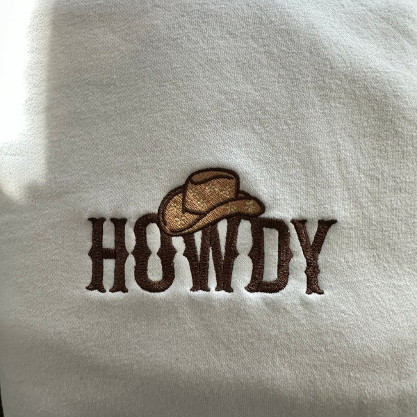 Howdy Embroidery Design, Machine Embroidery Designs, Embroidery Pattern ...