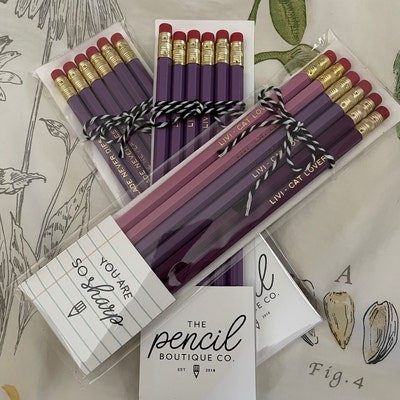 Custom Pencils. Personalized Pencils. Engraved Pencils. Gift for Friend ...