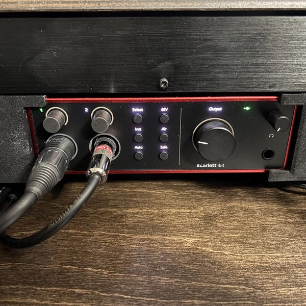 Rack Mount Kit for Focusrite Scarlett 8i6 3rd Gen 19 1.5U PETG Brackets ...