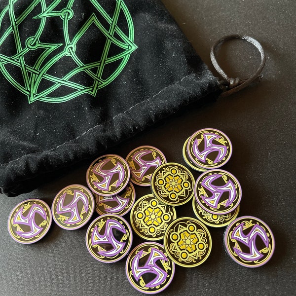 Chaos Tokens - Arkham Horror LCG Full Core Pack Call of Cthulhu Card ...