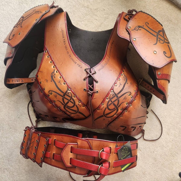 Female Armor Corset Cybele Full Set Larp Armor Original Cosplay