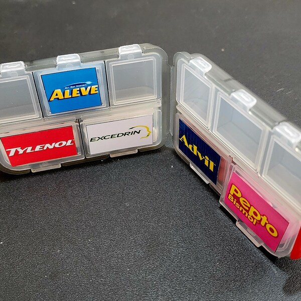 The Pocket Pharmacy Stickers for the Medimate 1 & 2 Pill Case Stickers ...