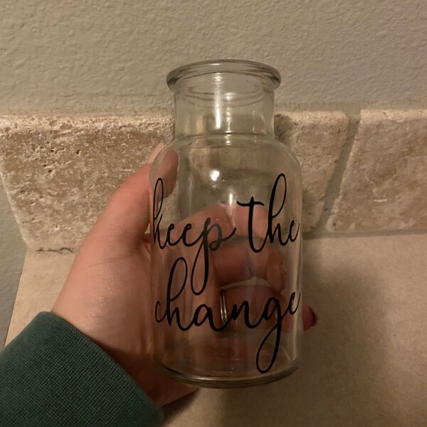 Keep the Change Label Decal / Laundry Room Decor / Lost Change Sheets ...