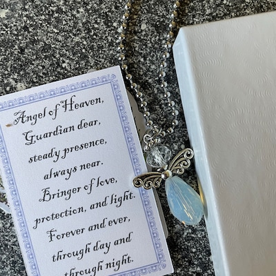 Gift for Bride / Something Blue / Guardian Angel Pin / Bouquet - Etsy