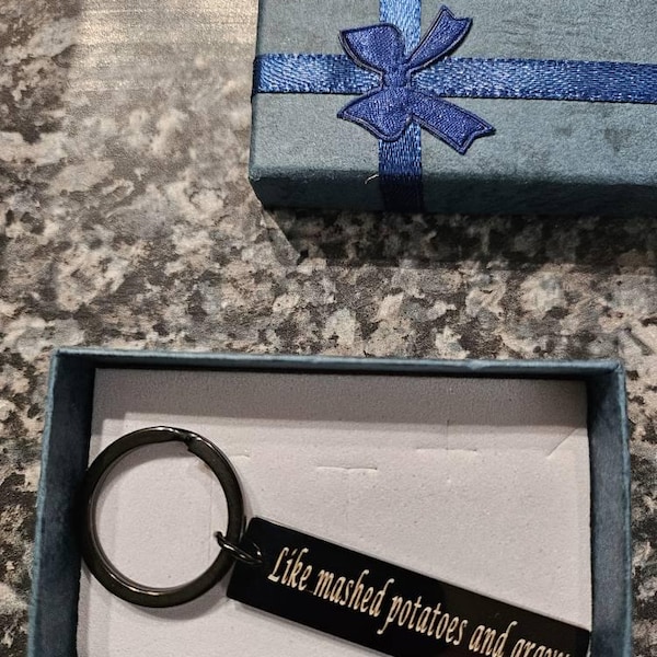 Stainless Steel Keychain, Custom Engraved Key Chain, Personalized Gifts ...