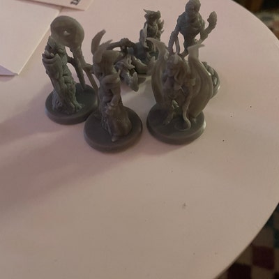 Miniature Dwarven Throne and Chair for Tabletop Miniature RPG Games ...