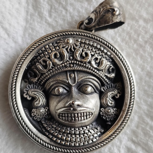 Swami Samarth 925 Sterling Silver Pendant | Spiritual Meditative Charm ...